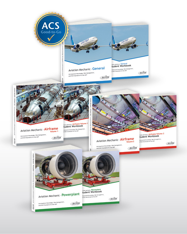 Aviation Mechanic ACS Series – Textbook and Workbook Set – Avotek